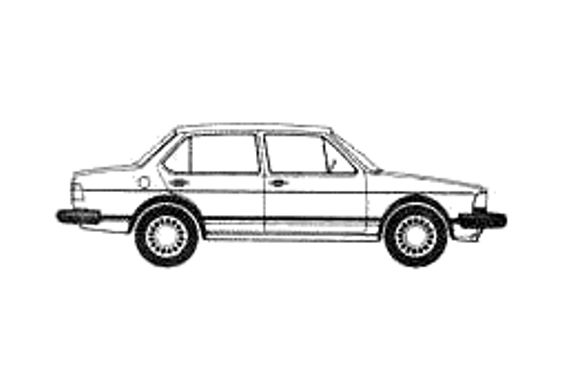 Download drawing Volkswagen Jetta I (17) Sedan 1982 in ai pdf png svg ...