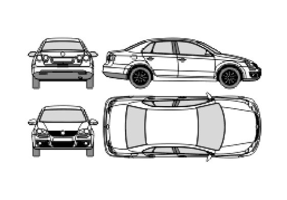 Download drawing Volkswagen Jetta V (1K) Sedan 2007 in ai pdf png svg ...