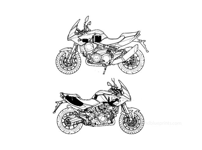 Download drawing Aprilia Mana GT (2012) in ai pdf png svg formats